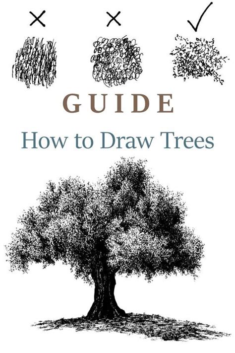How To Draw Realistic Trees With Pen Ink Ran Art Blog Tree