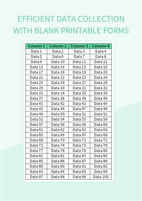 Free Blank Printable Templates For Google Sheets And Microsoft Excel Slidesdocs