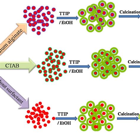 Schematic Representation Of Formation Of Ag Tio2 Core Shell
