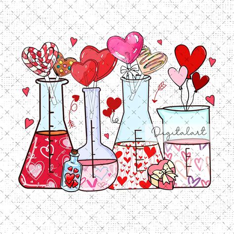 Lab Tech Valentine Png Medical Laboratory Valentine Etsy