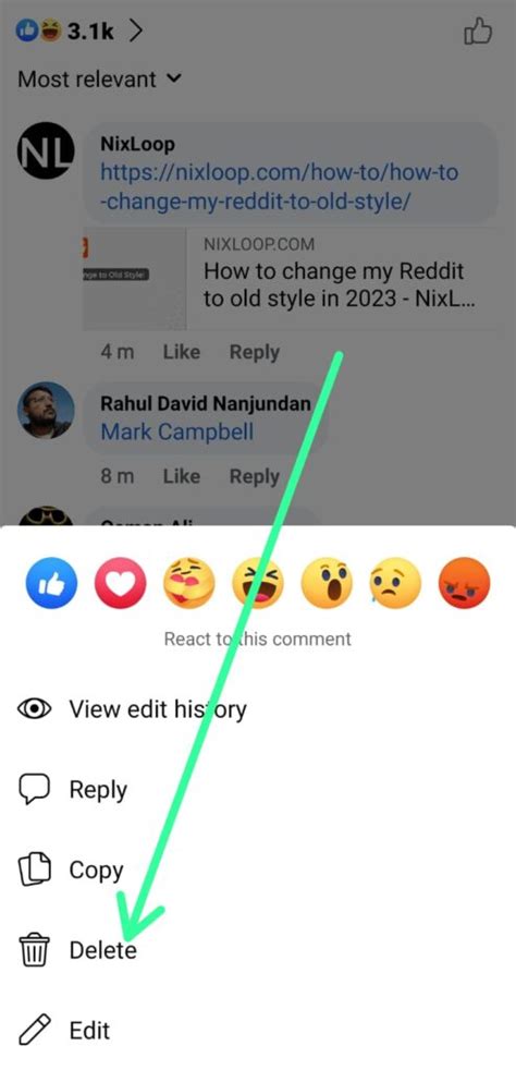 Why Cant I Delete My Own Comment On Facebook 2023 Nixloop
