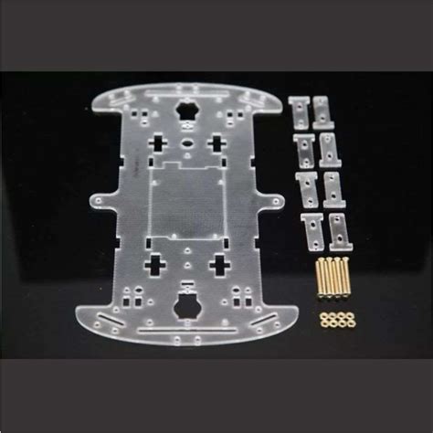 Kit Chassi Robo 4 Rodas Para Arduino Tecnotronics