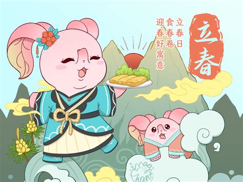 想象的二十四节气春季篇 想象本象 站酷ZCOOL