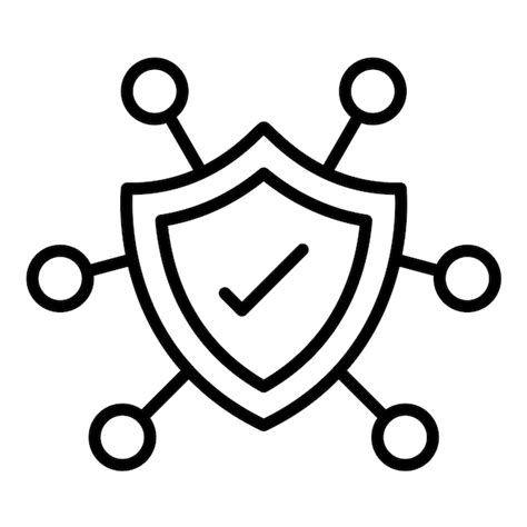 Premium Vector Network Security Vector Illustration Style