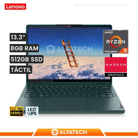 LAPTOP LENOVO YOGA ABR AMD RYZEN U GB RAM GB SSD WUXGA TS B VUS