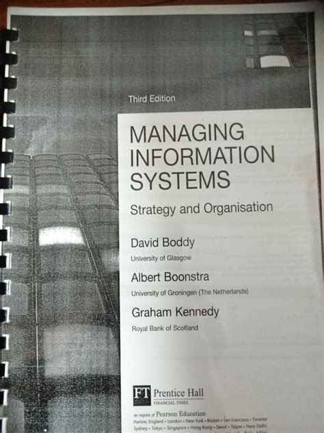 Managing Information Systems Hobbies And Toys Books And Magazines Textbooks On Carousell