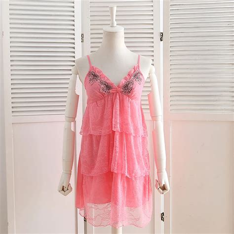 2016 Women Sexy Nightgown Chiffon Sleepwear Gecelik Nightgown Female