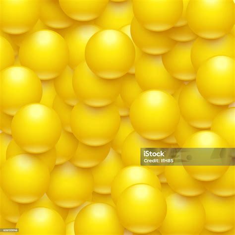 Ilustración De Bolas De Fondo Amarillo Y Más Vectores Libres De