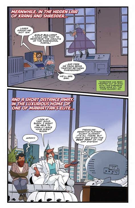 Tmnt Saturday Morning Adventures Continued 19 Preview Gold Grab