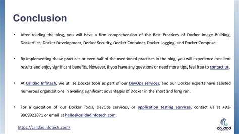 Tips And Best Practices For Docker Ppt