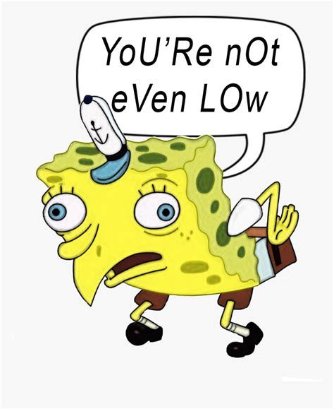Image Of Mocking Spongebob Slap Meme Stickers Hd Png Download