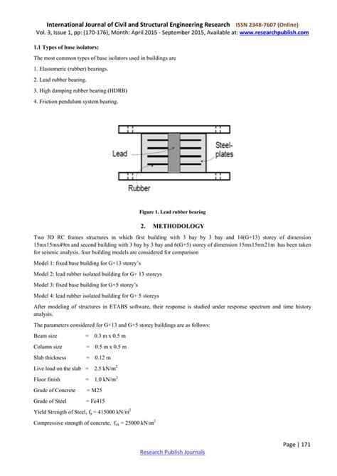 Seismic Analysis Of Base Isolated Building In Rc Framed Structures 1868