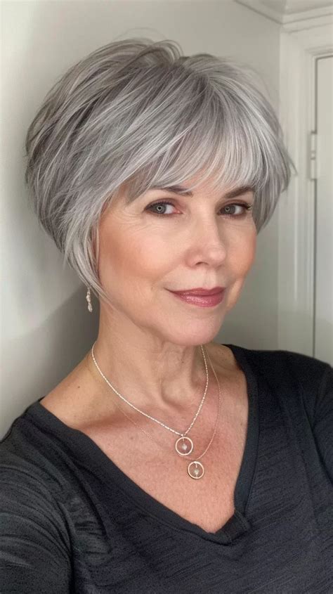 50 Elegant Hairstyles For Women Over 60 In 2024 In 2024 Messy Short