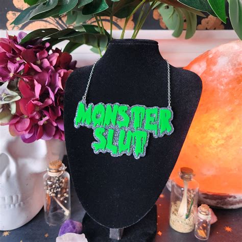 Monster Slut Cursive Craft