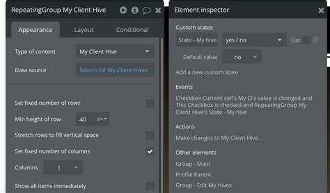 Using The Built In Checkbox Feature In A Rg App Organization Bubble Forum