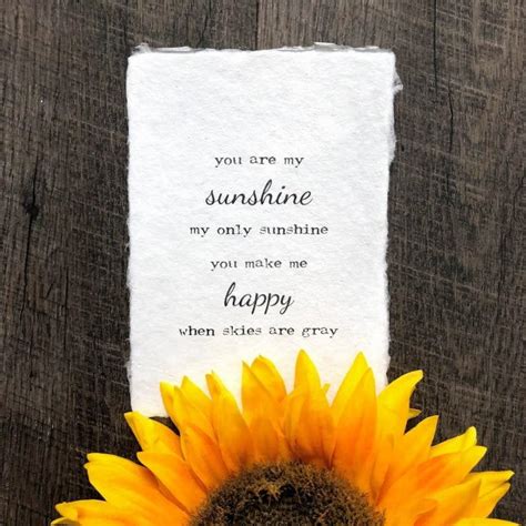 You Are My Sunshine Lyrics
