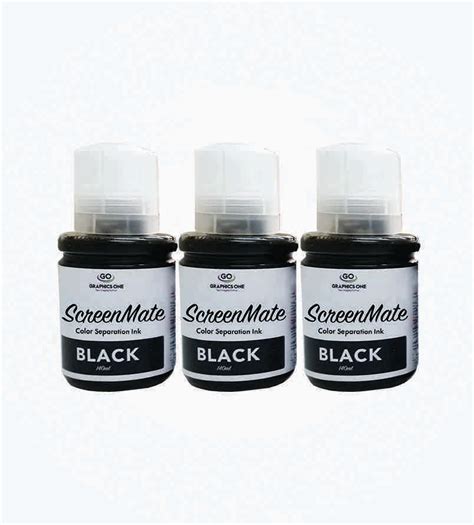 Screenmate Film Output Black Ink 140ml Kolormatrix