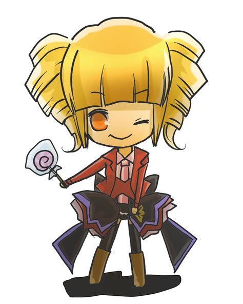 Safebooru Beelzebub Blonde Hair Candy Drill Hair Jacket Lollipop