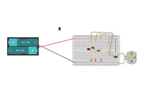 Circuit Design Desafios Circuitos Con Motor Cd Tinkercad