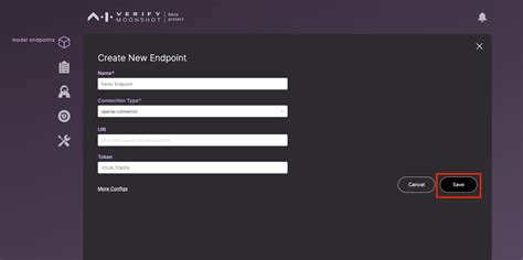 Create Endpoint Moonshot