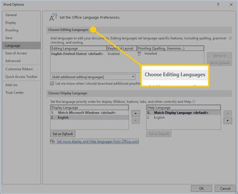 How To Change Language In Microsoft Word And Office
