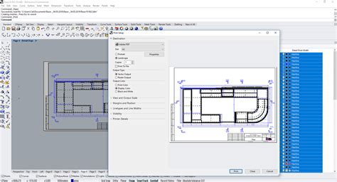 How To Print Proper Line Width In Technical Display Mode Rhino For Windows Mcneel Forum