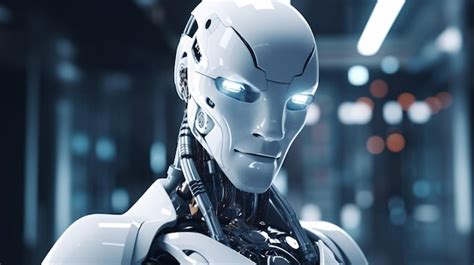 Premium Ai Image Robot Electronic Access Authentication System