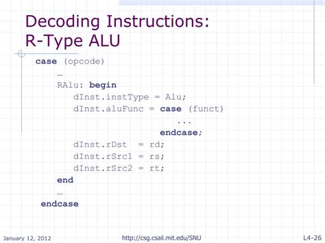 Ppt Computer Architecture A Constructive Approach Implementing Smips