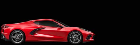 Corvette Side View Corvette C8 Prepreg Carbon Fiber Side Skirts