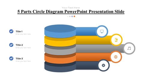 5 Parts Circle Diagram PowerPoint Presentation Slide PPTUniverse