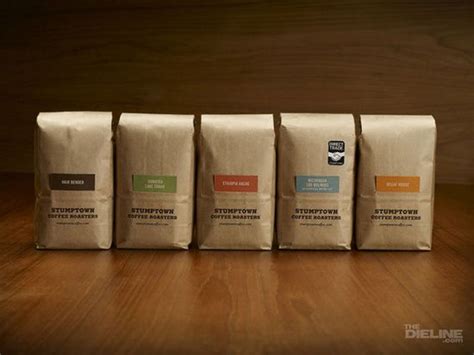 다양한 커피 패키지 디자인포장 용기 디자인스텀타운 커피 로스터스 패키지 디자인 Stumptown Coffee Roasters Coffee Packaging
