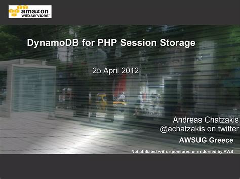 Dynamodb For Php Sessions Ppt