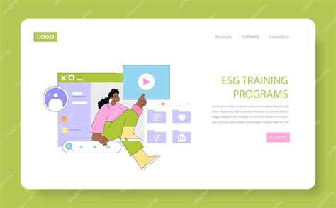 Premium Vector Sustainability And Esg Flat Vector Illustration