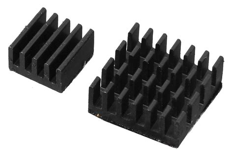 Радиаторы охлаждения Raspberry Pi алюминиевые 2 шт Купить с доставкой по России Амперка