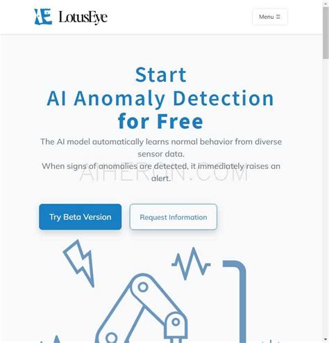Lotuseye Ai Anomaly Detector ，detect Anomalies In Your Sensor Data