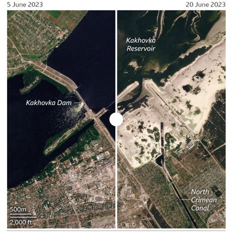 Підрив Каховської ГЕС без води залишилися 4 мережі зрошувальних каналів ВВС