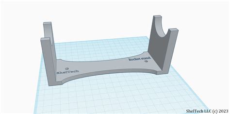 Stl File Rocket Display Stand・3d Print Design To Download・cults