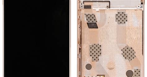 OnePlus X LCD Screen With Frame White Replacement Cellspare