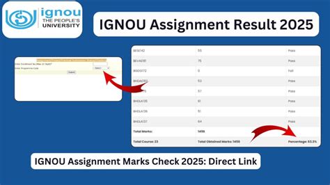 Ignou Assignment Result Complete Guide To Check Status Marks Updates