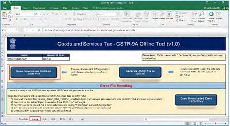 FAQs And User Manual GSTR A Offline Utility