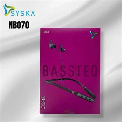 Black Syska NB070 Bluetooth Mobile 28 Hours At 399 Piece In Ahmedabad ID 2855667655273