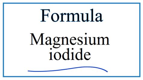 Magnesium Plus Iodine Ionic Bond At Archie Rowallan Blog