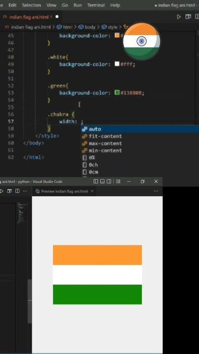 Create India Flag Using Html Css Viral Trending Webdeveloper Html