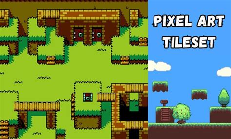 Create Pixel Art Tileset And Tilemap For 2d Games 16x16 32x32 Rpg