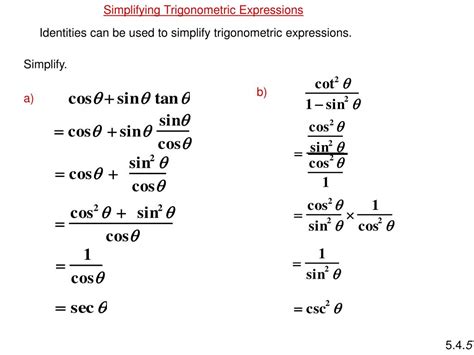 Ppt 7 1 Basic Trigonometric Identities And Equations Powerpoint Hot