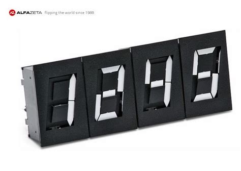 Electromagnetic Flip Digit Display Components Alfazeta Display