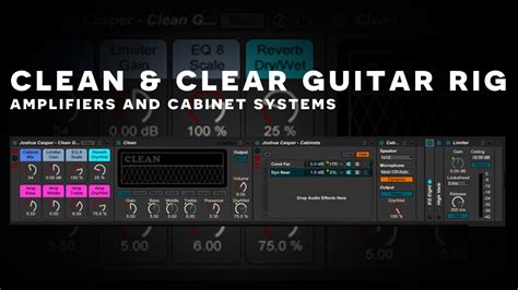 Ableton Tutorial Setting Up Amps And Cabinets For Guitars Youtube