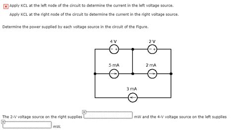 Solved Apply KCL At The Left Node Of The Circuit To Chegg