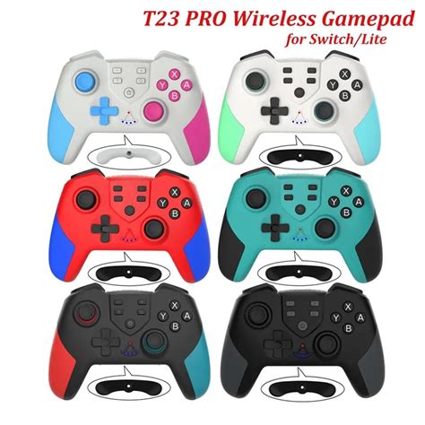 T23 Pro Wireless Game Controller Nintendo Switch Joystick With Gyroscope Vibration And Nfc Wake