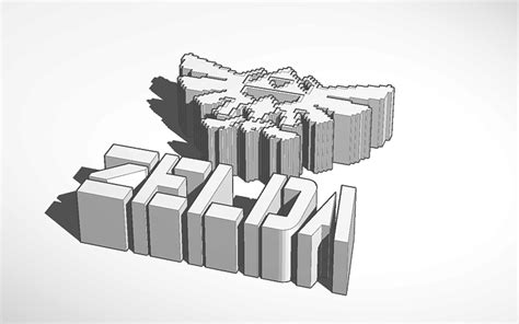 3d Design Copy Of Legend Of Zelda Logo Tinkercad